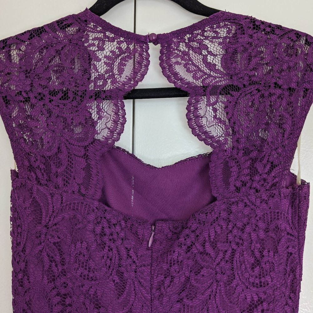 Purple Lace Formal Maxi Dress From Modcloth - Gem